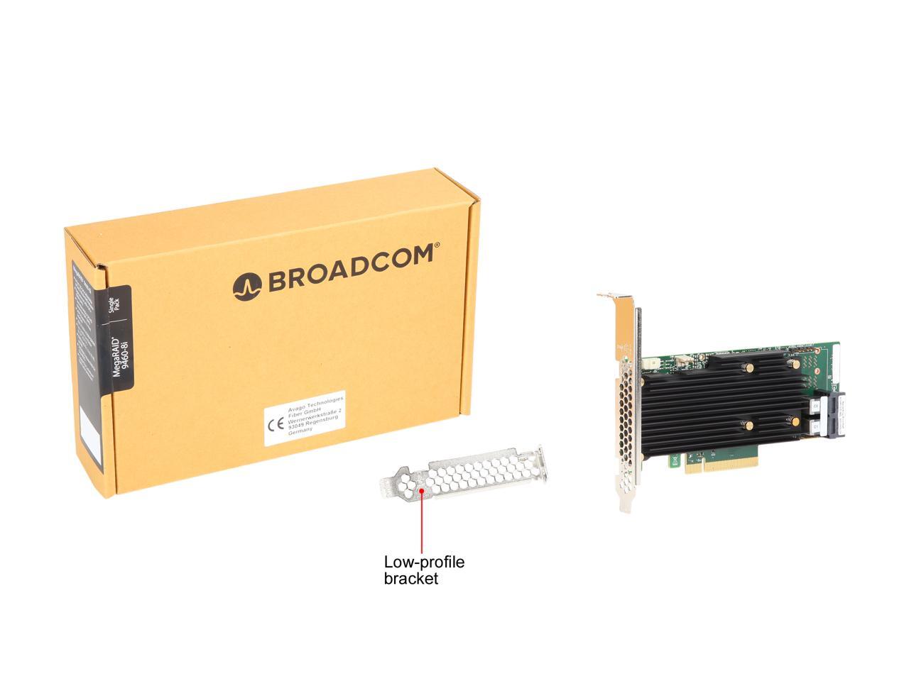 LSI MegaRAID 9400 9460-8i x8 lane PCI Express 3.1 SATA / SAS Tri-Mode ...