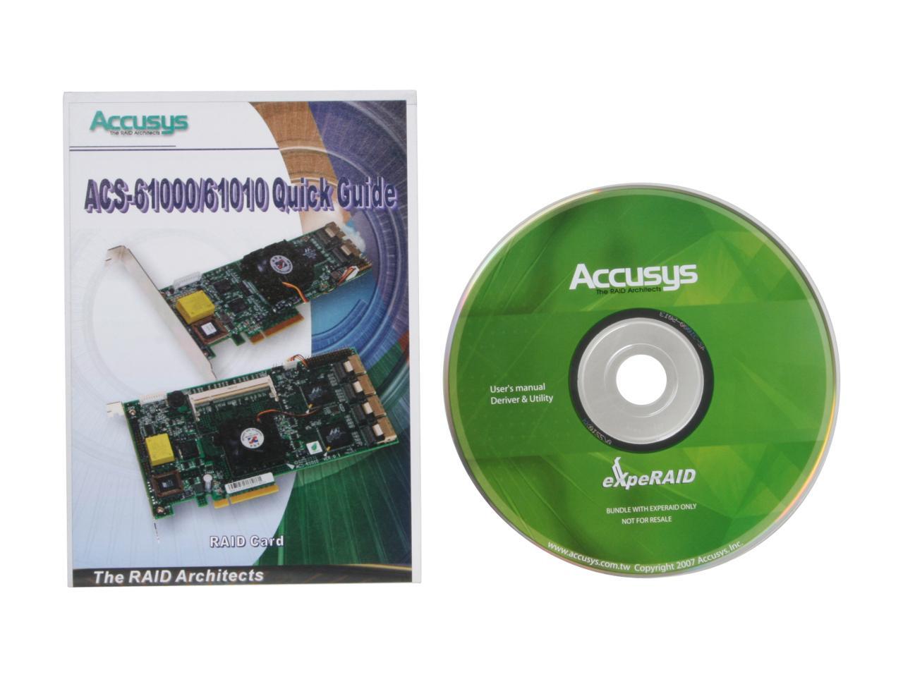 Accusys ACS-61000-8 PCI Express 2.5GHz x8, transfer rate up to 2GBps ...