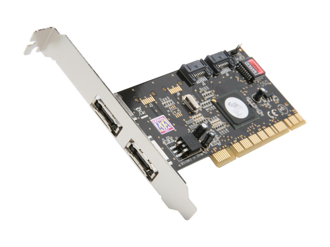 SYBA SD-SATA2-2E2I PCI SATA II (3.0Gb/s) Controller Card - Newegg.com
