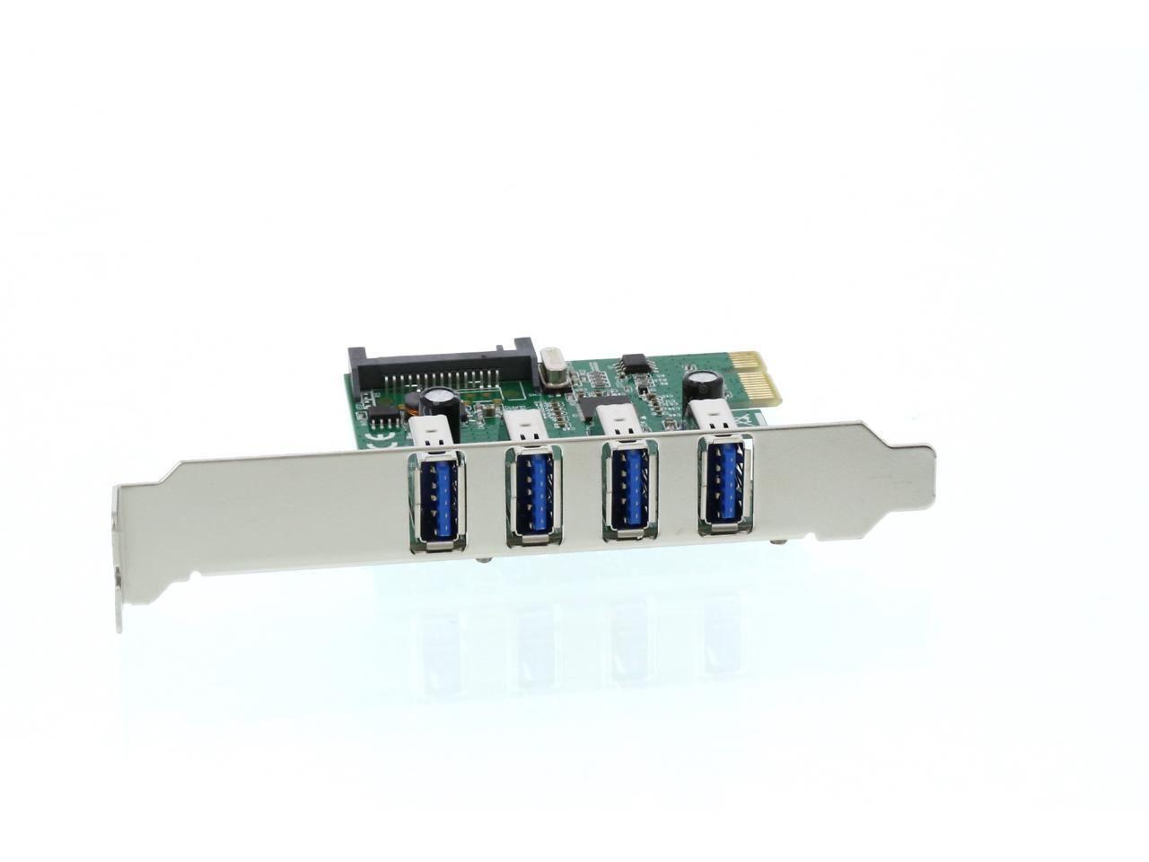SYBA SD-PEX20212 PCI-Express 2.0 x1 USB 3.0 4 Port Card - Newegg.com