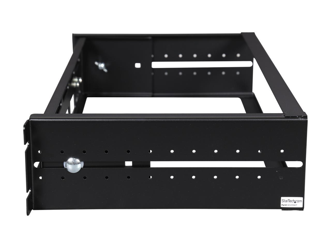 StarTech.com ADJDINKIT Adjustable Rackmount DIN Rail Kit with Top Hat ...