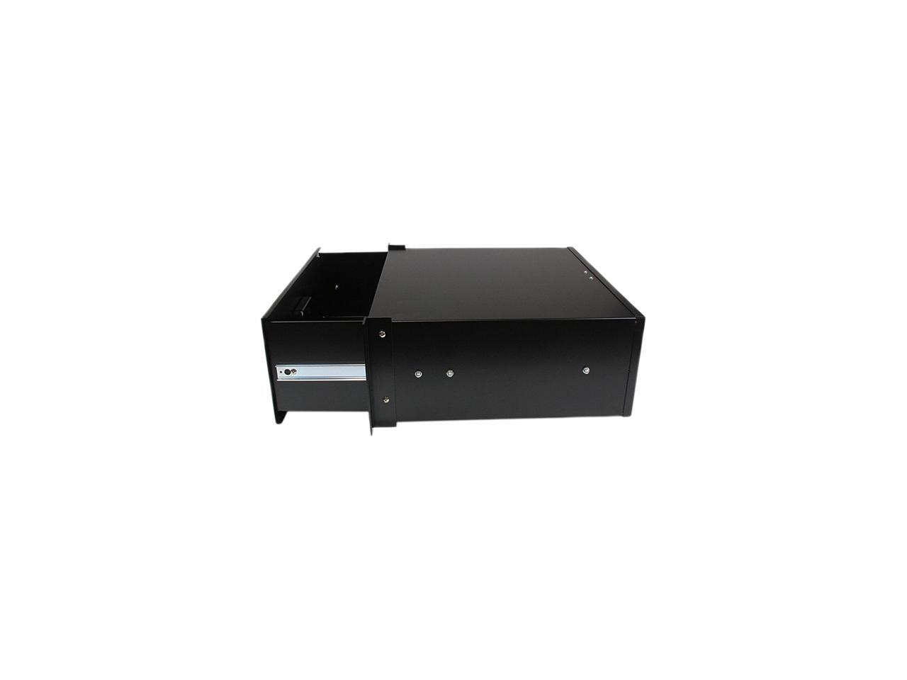 StarTech.com 4UDRAWER 4U Black Steel Storage Drawer for 19in Racks and ...
