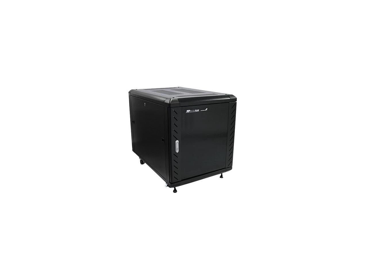 StarTech.com RK1236BKF 12U 36in Knock-Down Server Rack Cabinet with ...