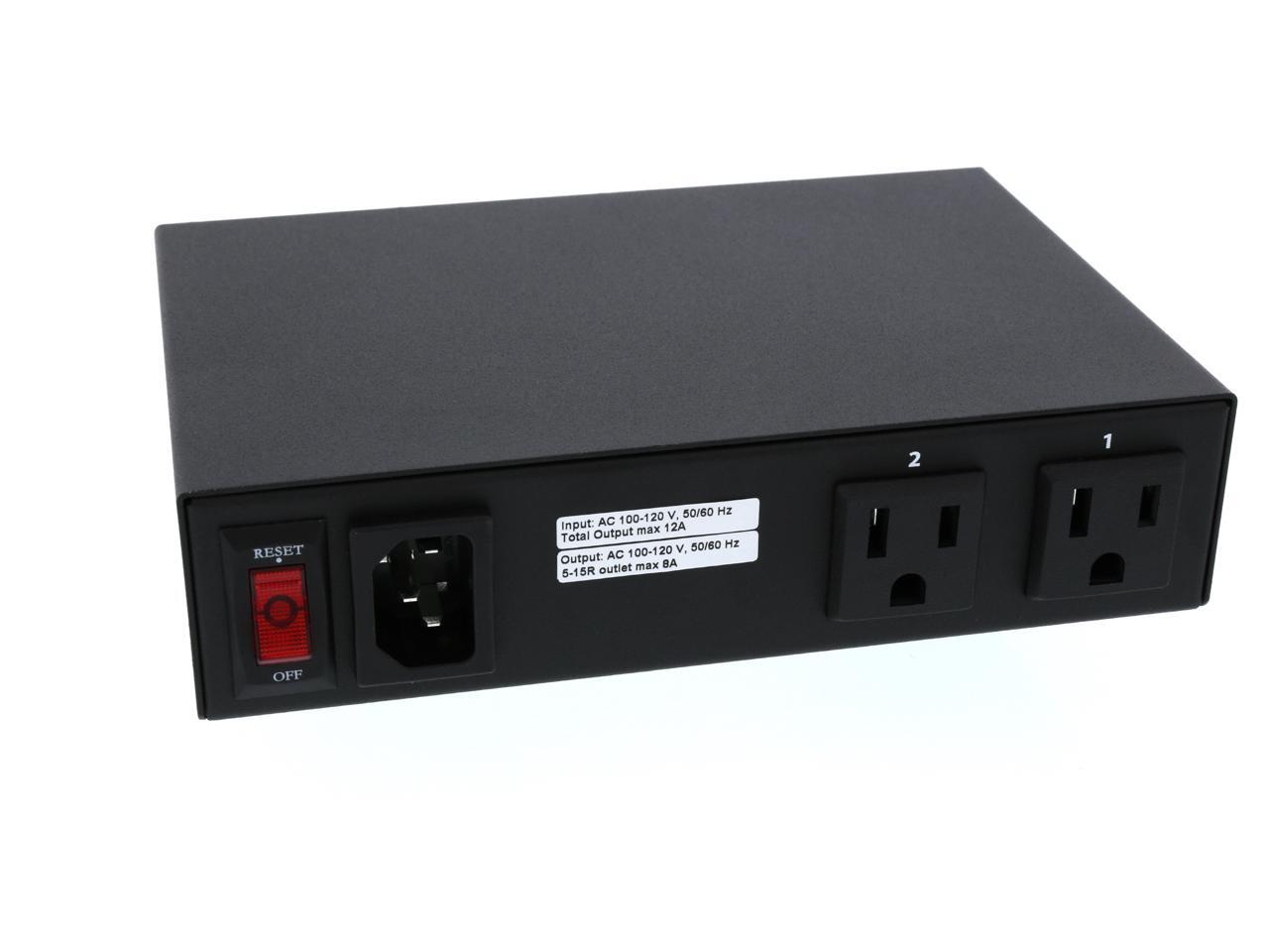 StarTech.com PDU02IP 2 Port Switched IP PDU - Single-Phase Remotely ...