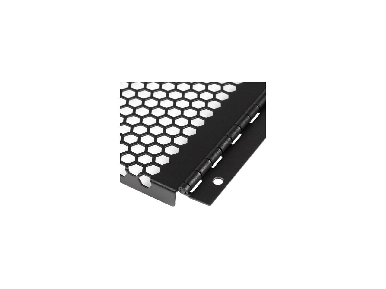 StarTech RKPNLHV4U Vented Blank Panel with Hinge for Server Racks - 4U ...
