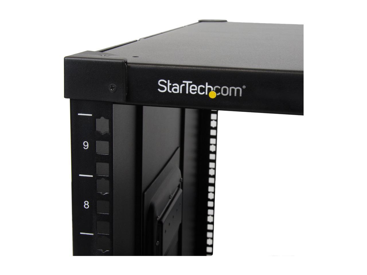 StarTech.com Portable Server Rack with Handles - Rolling Cabinet - 9U ...