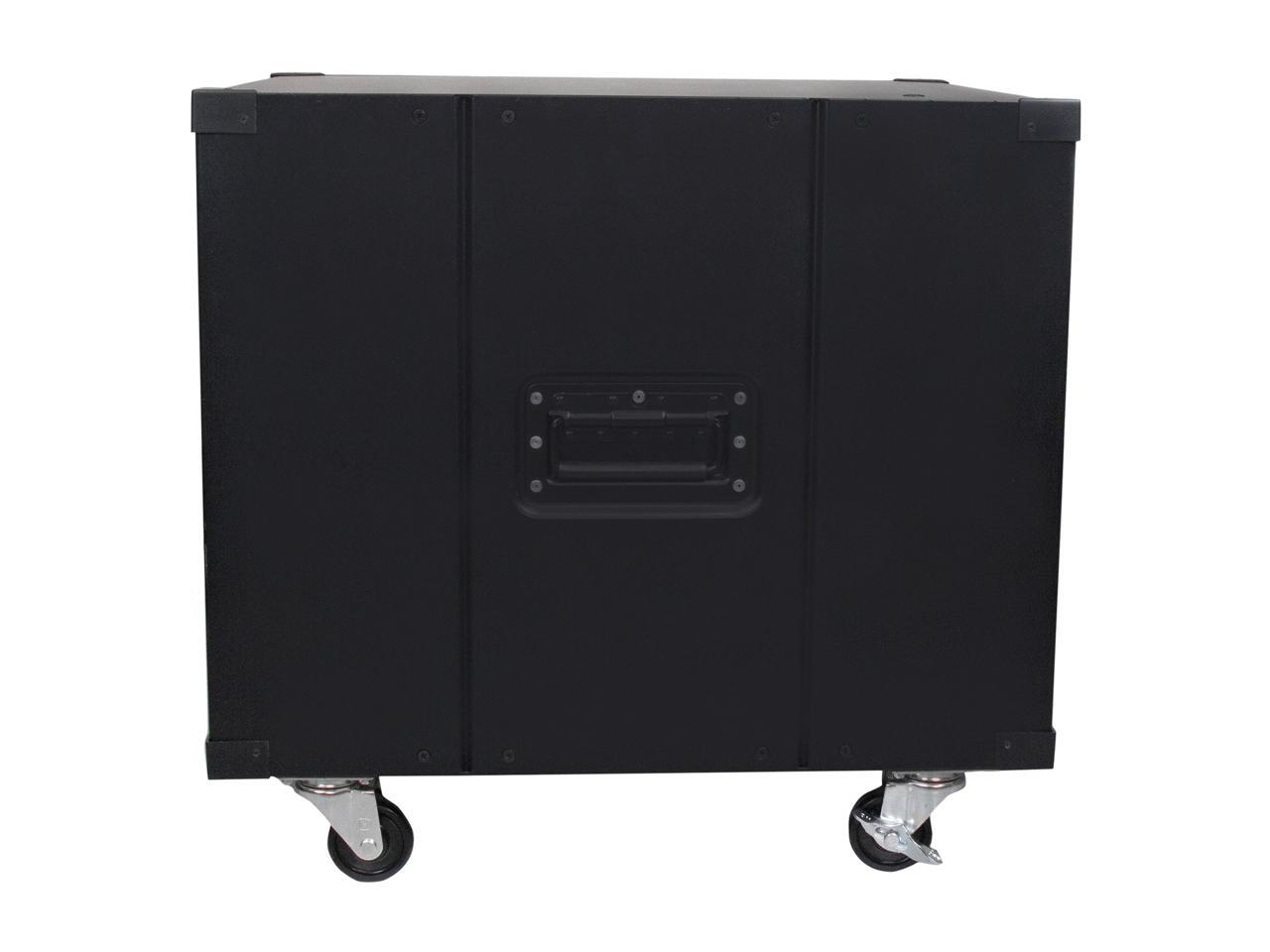 StarTech.com Portable Server Rack with Handles - Rolling Cabinet - 9U ...