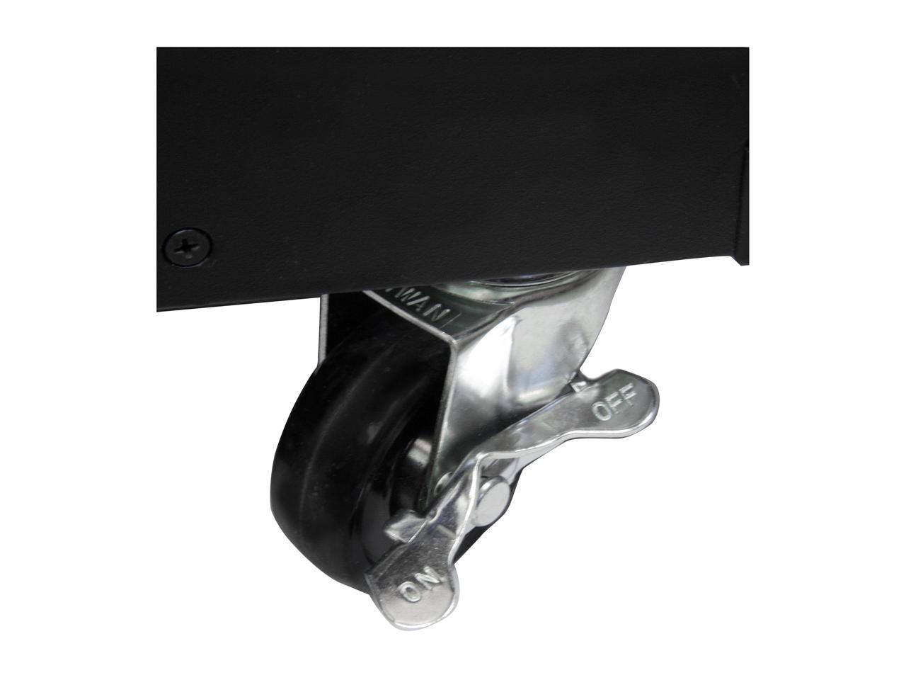 StarTech.com Portable Server Rack with Handles - Rolling Cabinet - 9U ...