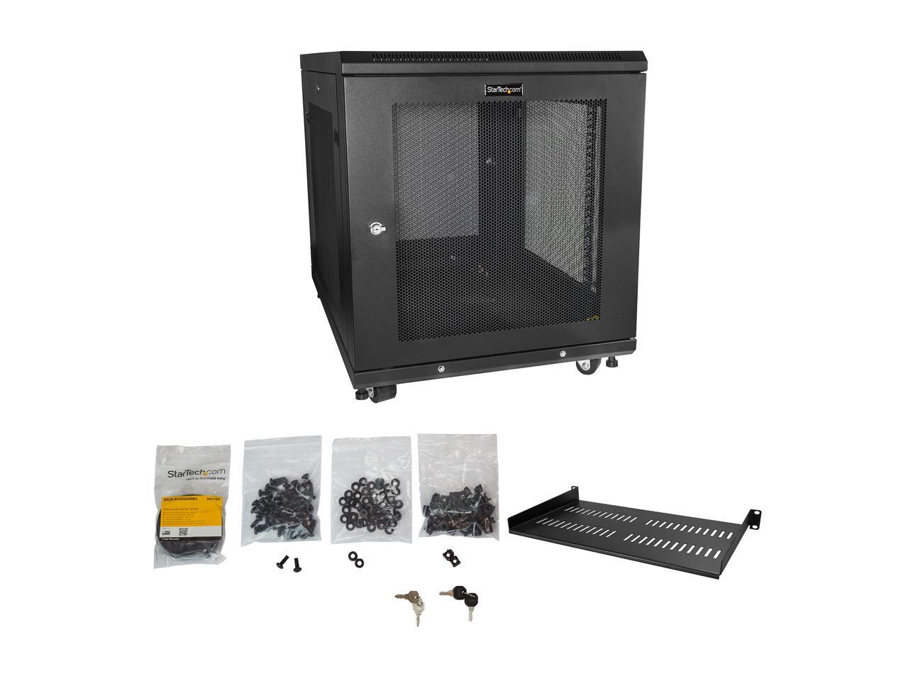 StarTech RK1233BKM StarTech.com Server Rack Cabinet - 12U - 31 in Deep ...