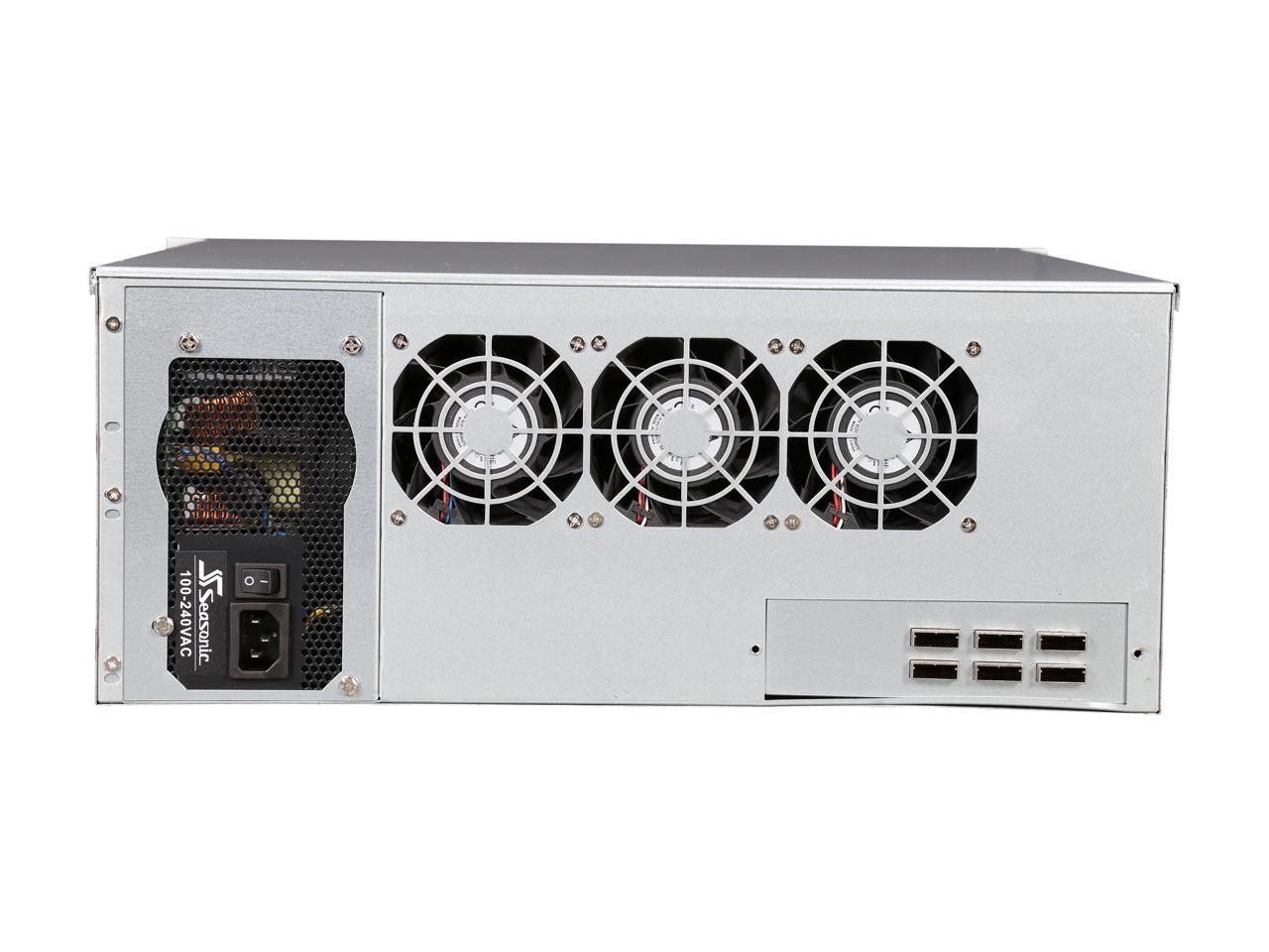 External 4U 24 Bay Hot-Swap 6G SAS / SATA III Rackmount RAID / JBOD ...