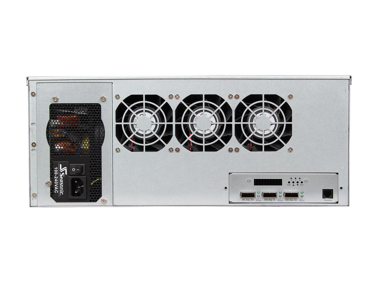 NORCO DS-24E External 4U 24 Bay 6G SAS/SATA Expander Rackmount RAID ...