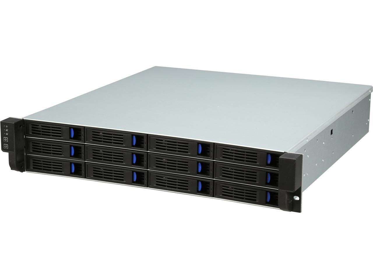 NORCO DS-12H 2U 12 Bay 12G SSD SAS / SATA III Expander Rackmount RAID ...