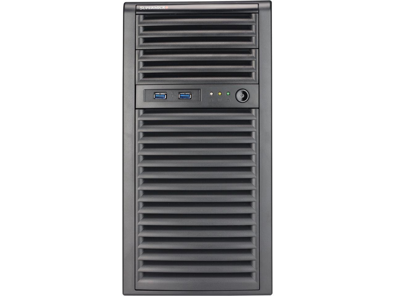 Supermicro Mid-tower Server Barebone 5039C-I with IPMP for SMB, Storage ...