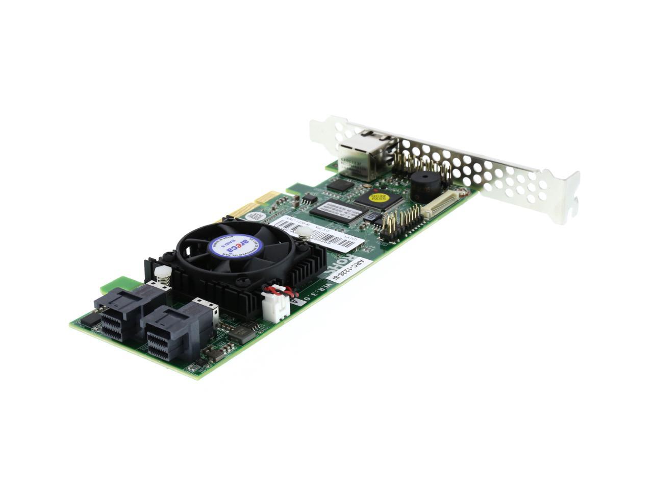 Areca ARC-1226-8i-MS 8-port PCIe 3.0 internal 12Gbps SAS RAID Adapter ...