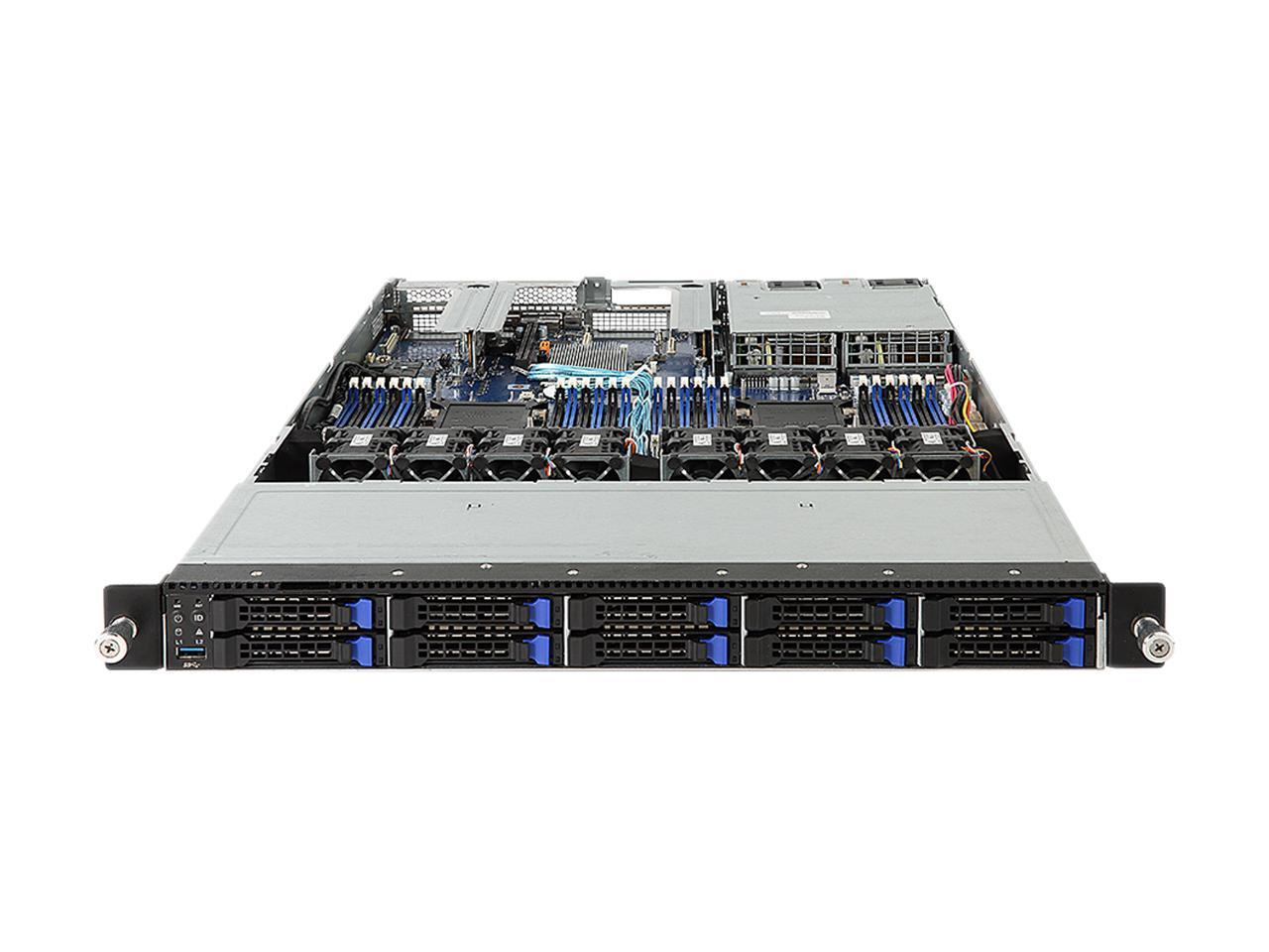 GIGABYTE R181-2A0 1U 2 x LGA 3647 Socket Barebone System - Newegg.com