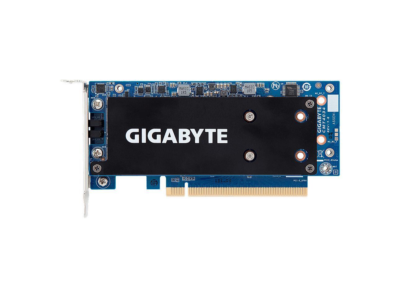 GIGABYTE CMT4034 PCI-Express 3.0 x16 PCI-Express 4 x M.2 PCIe x16 Card ...