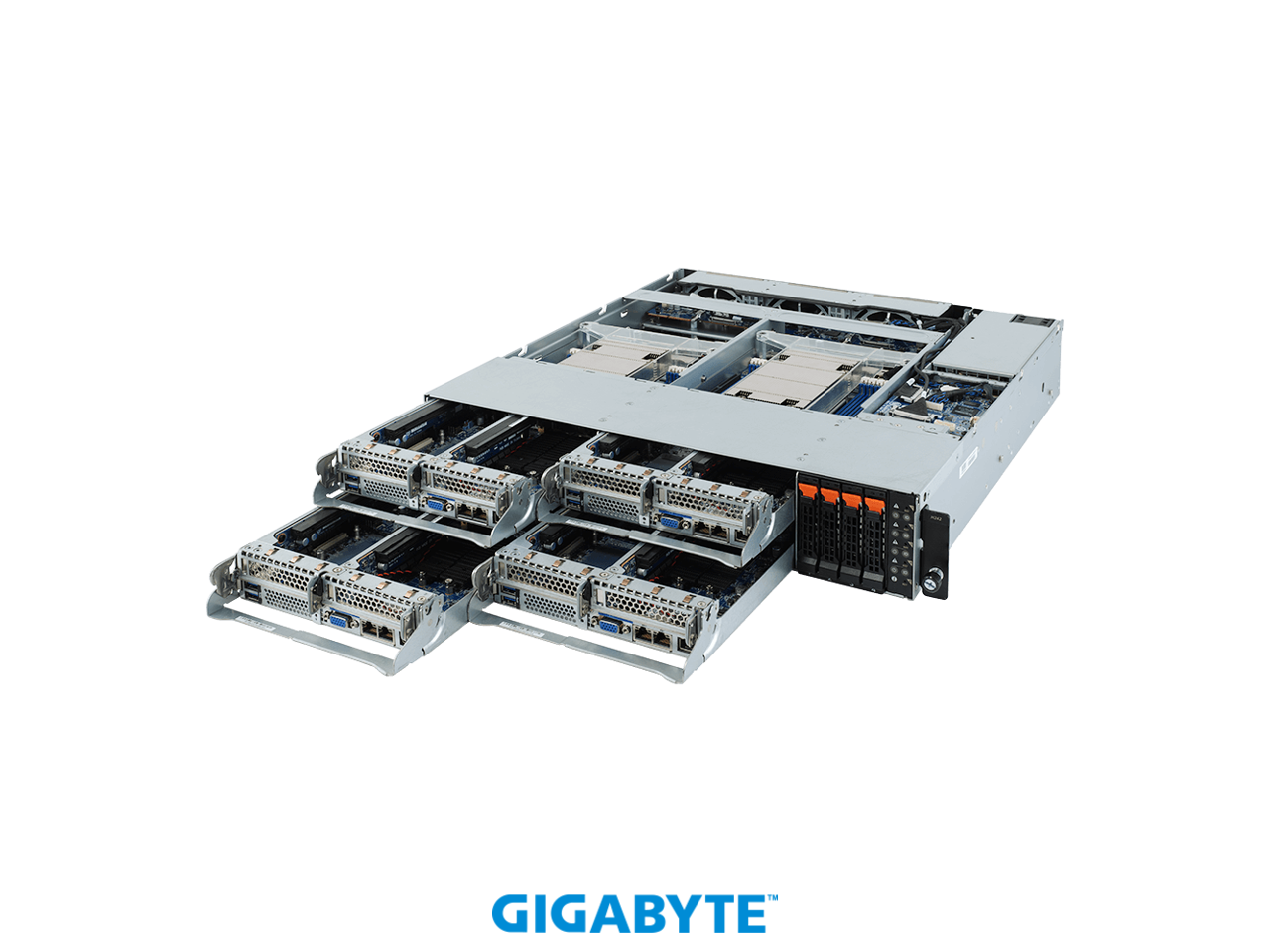 GIGABYTE H242-Z11 HCI Server – AMD UP 2U 4 Nodes Edge Computing Server - Newegg.com