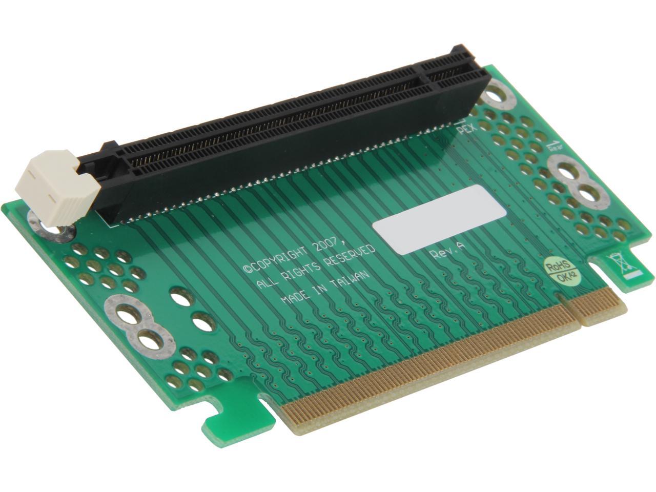 iStarUSA DD-766R-2U 2U PCIe x16 to PCIe x16 Reversed Riser Card ...