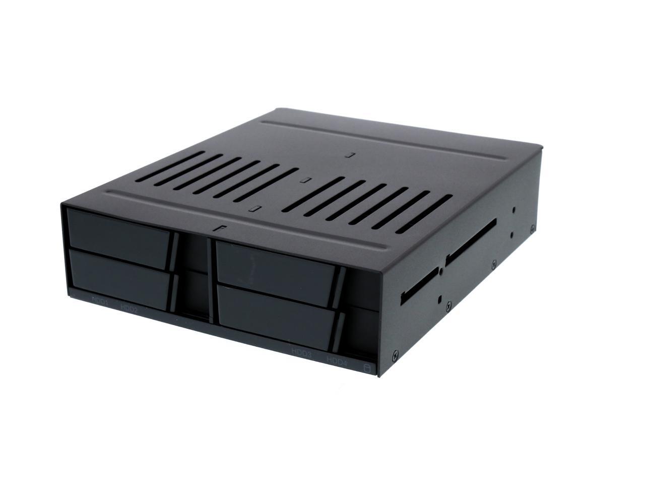 5.25" to 4 x 2.5" SATA 6 Gbps HDD SSD Hot-swap Rack - Newegg.com