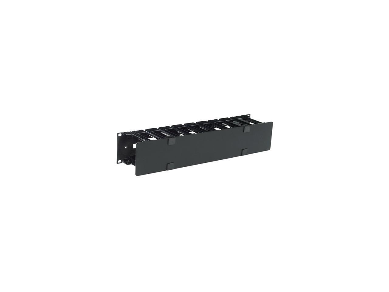 APC AR8600 Horizontal Cable Manager, 2U Single Side with Cover - Newegg.com