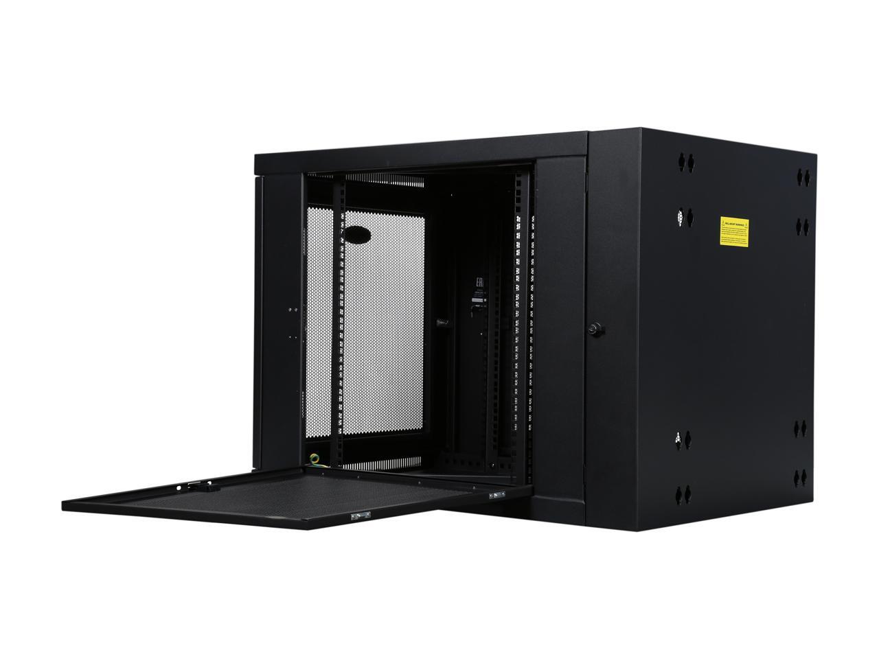 Tripp Lite 12U Wall-Mount Rack Enclosure Cabinet, Hinged Back, Server ...