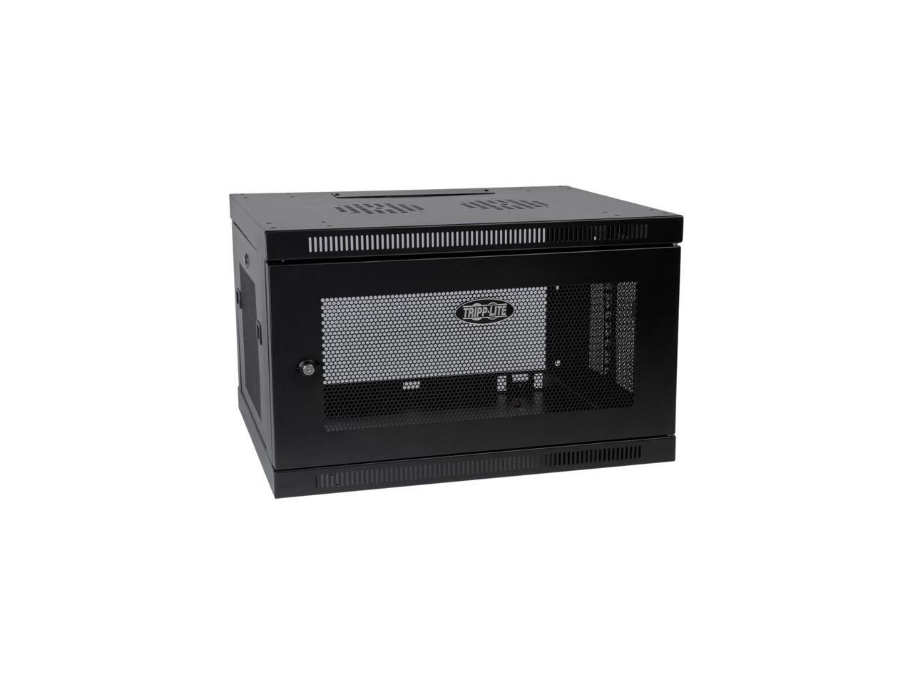 Tripp Lite SmartRack 6U Low-Profile Switch-Depth-Plus Wall-Mount Rack ...