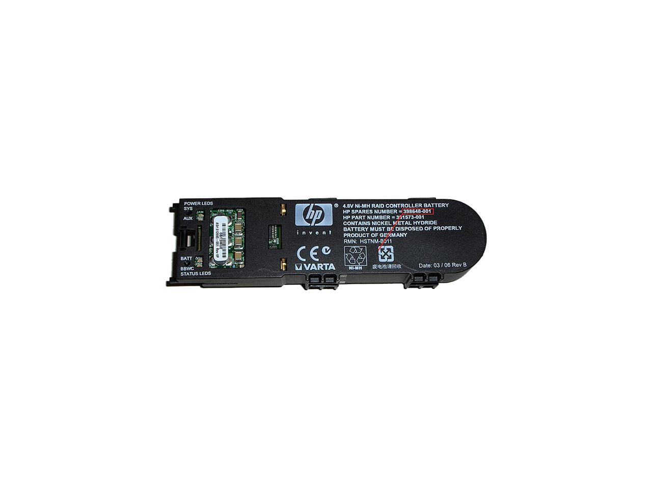 HP 398648-001 Smart Array P400i Controller Battery Pack - Newegg.com