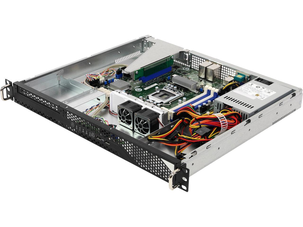 Asrock Rack 1U2LW-C242 1U Rackmount Server Barebone LGA 1151 Intel C242 ...