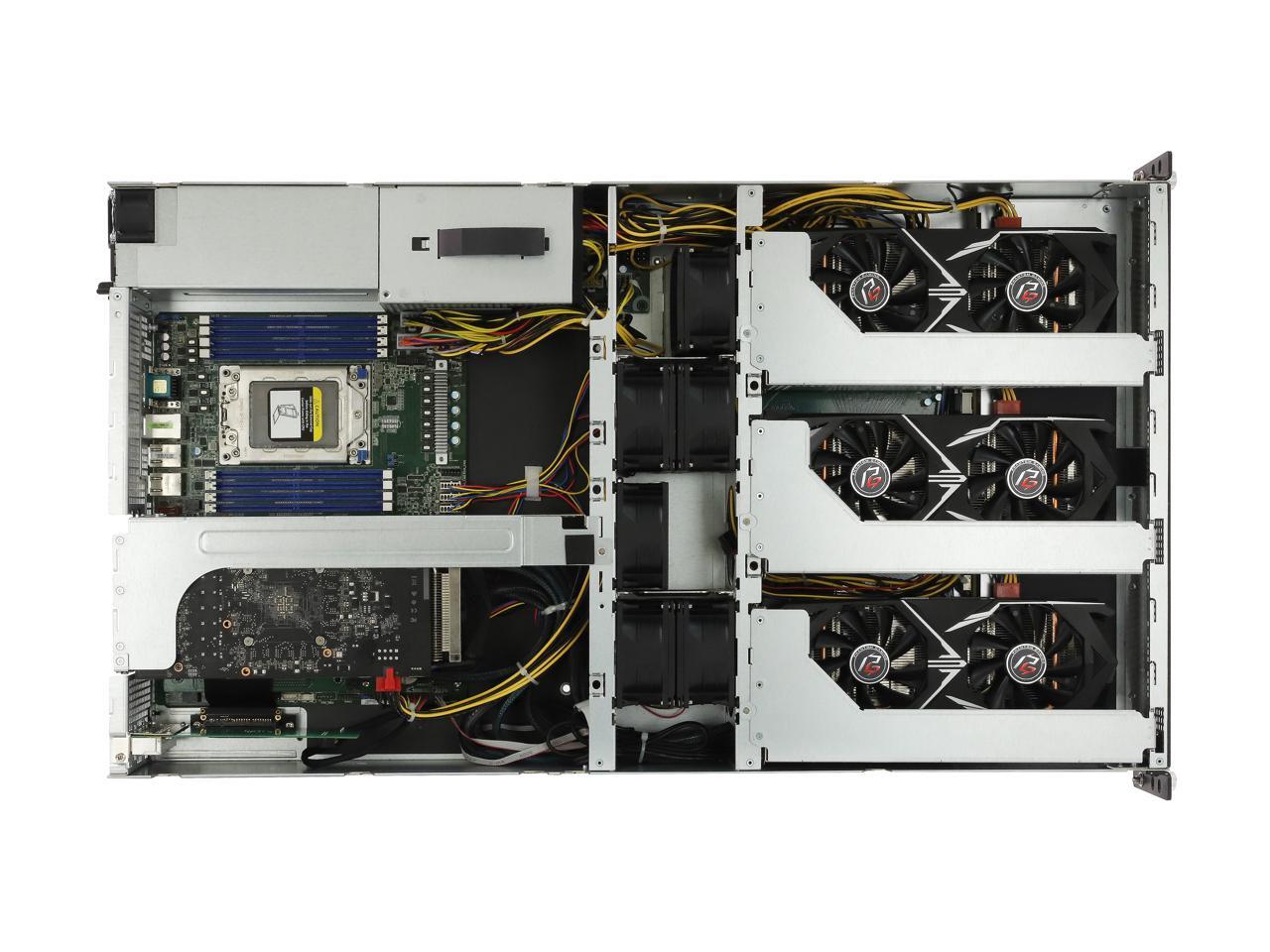 Asrock Rack 2U4G-EPYC 2U Rackmount Server Barebone AMD EPYC 7000 series ...