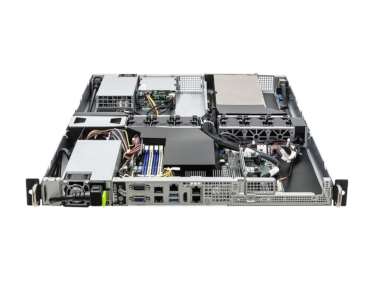 AsRock Rack 1U1G-X570/2L2T GPU Server Barebone Supports AMD Ryzen 5000 ...