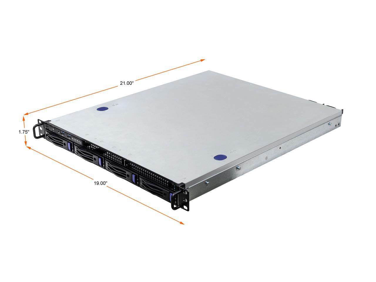 Asrock Rack 1U4LW-X570 RPSU 1U Rackmount Server Barebone 4 Bays Single ...