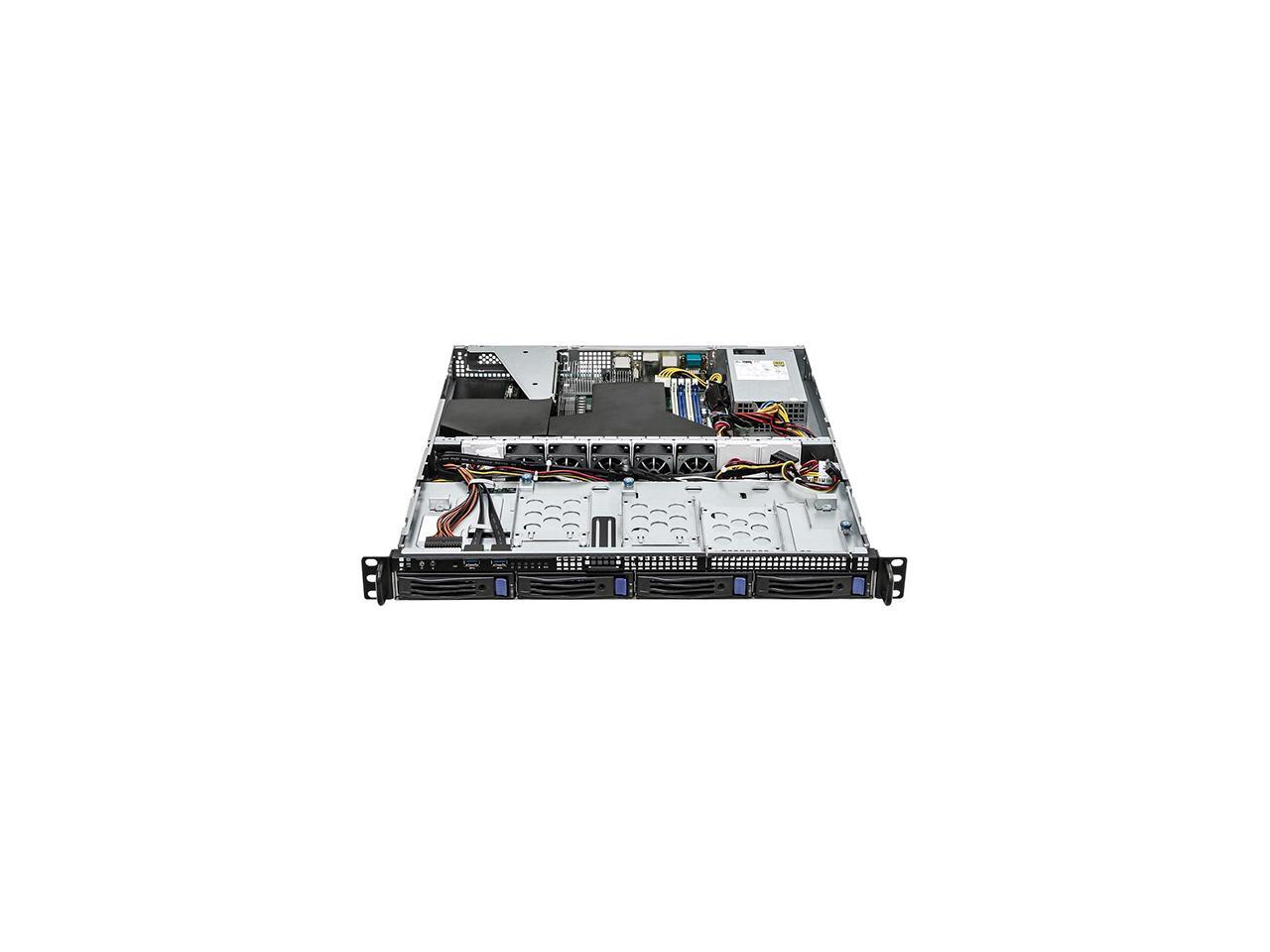 Asrock Rack 1U4LW-X570 1U Rackmount Server Barebone 4 Bays Single ...