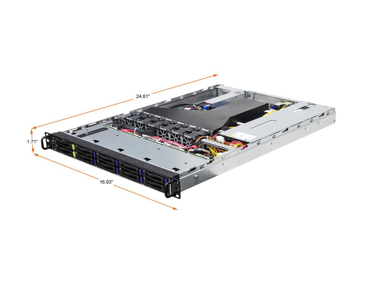 ASRock Rack 1U8S2E-ROME/2T 1U Rackmount Server Barebone - Newegg.com