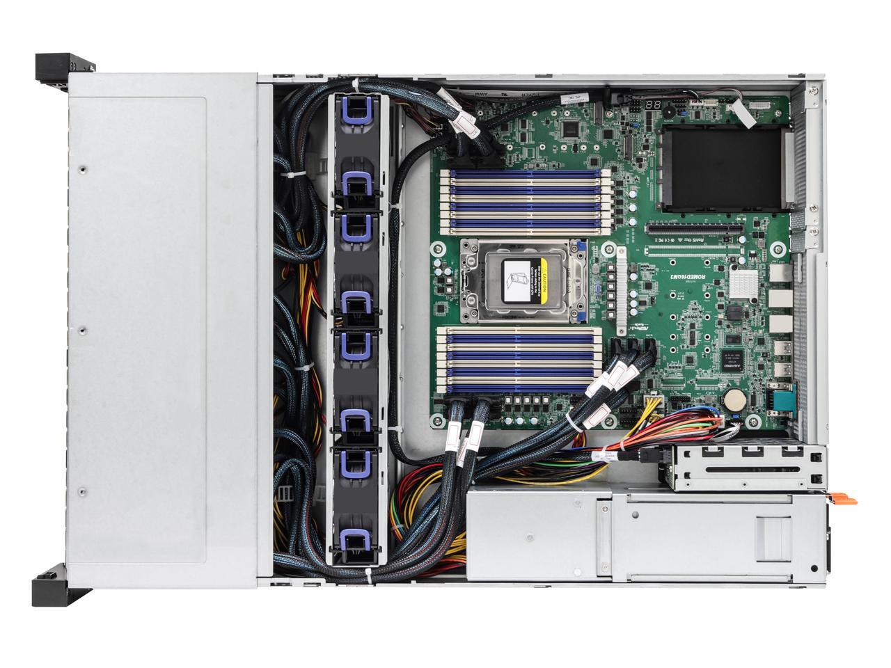 Asrock Rack 2U24E2S-ROME 2U Rackmount Storage Server Barebone 24 NVMe ...