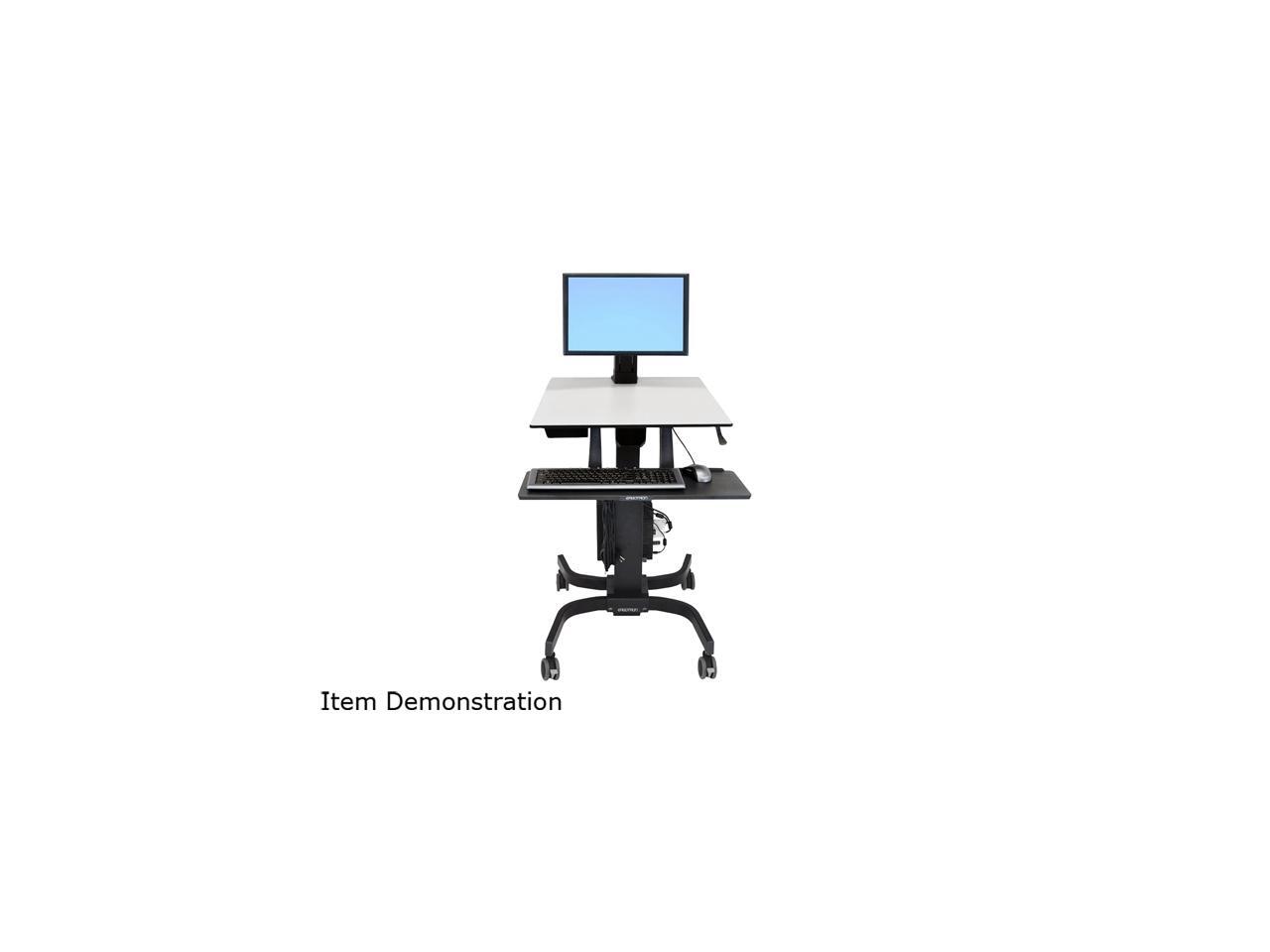 Ergotron - Ergotron WorkFit-C Single LD Sit-Stand Workstation - Newegg.com