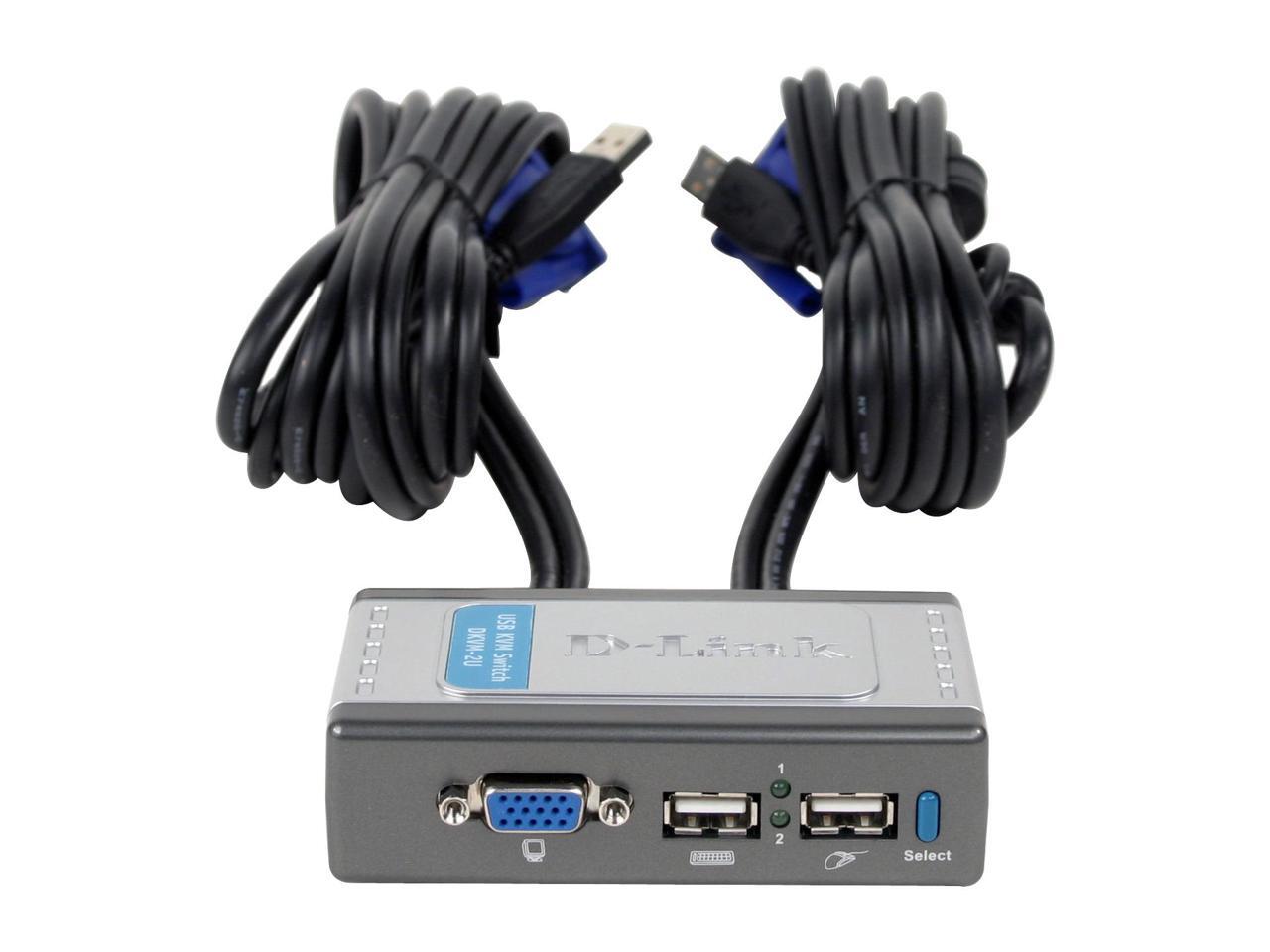 D-Link DKVM-2U 2-Port USB KVM Switch - Newegg.com