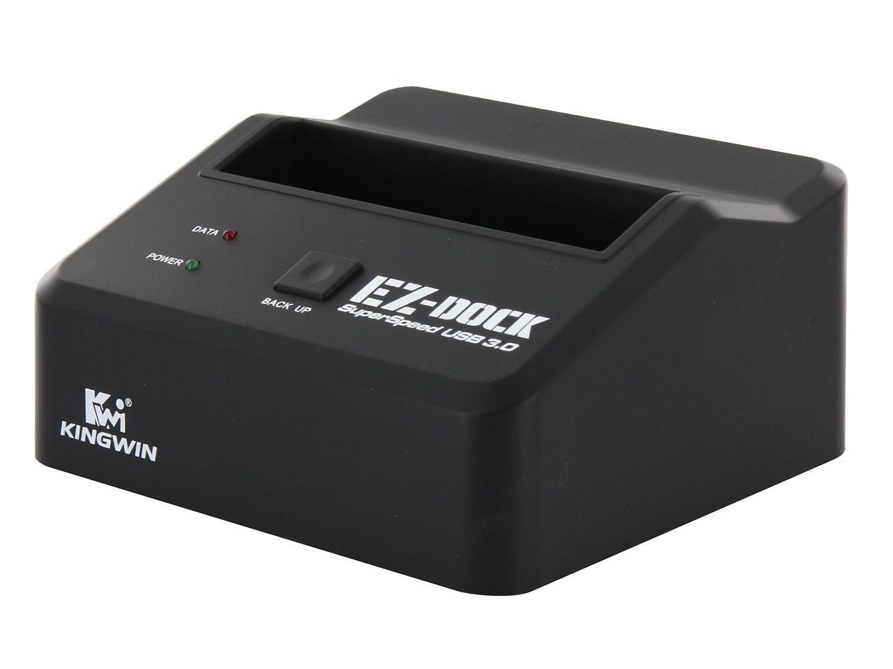 KINGWIN EZD-2535U3 SuperSpeed USB 3.0 to SATA Drive Docking Station ...