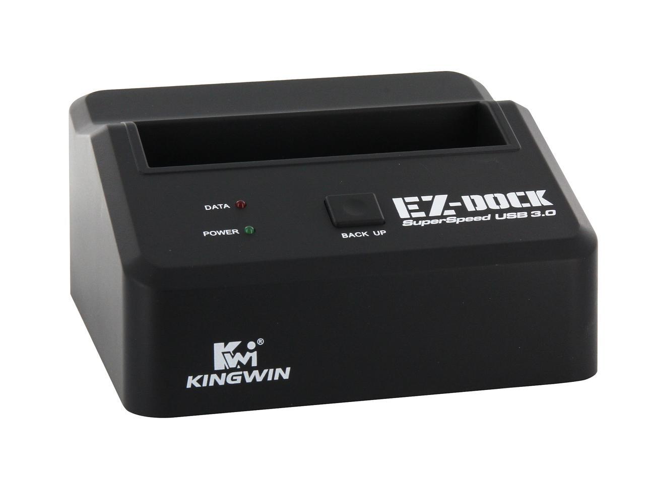 KINGWIN EZD-2535U3 SuperSpeed USB 3.0 to SATA Drive Docking Station ...