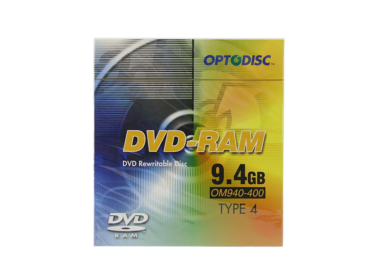 OPTODISC 9.4GB 2X DVD-RAM Single Disc Model OM940-400-011-01 - Newegg.com