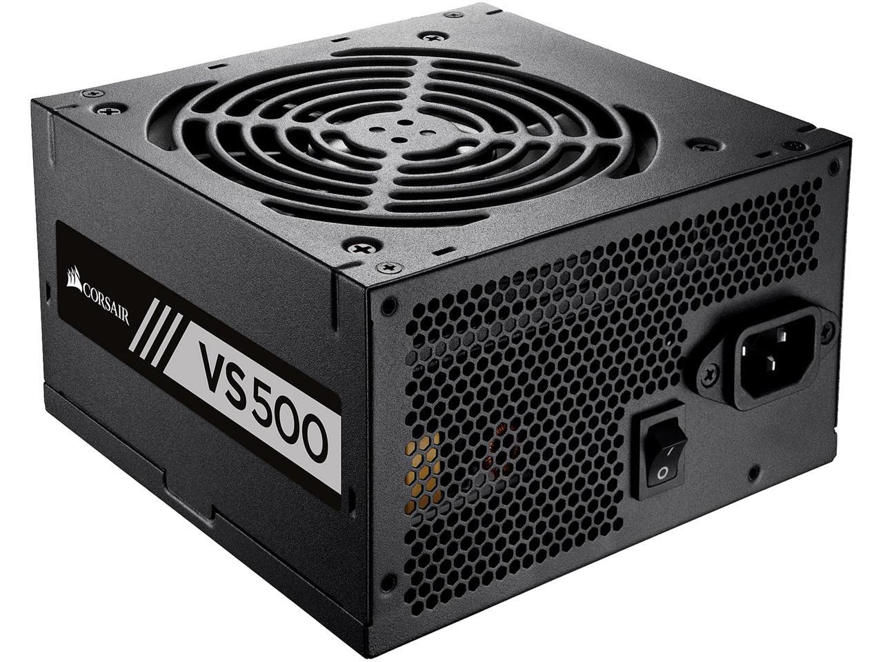 CORSAIR VS Series VS500 (CP-9020118-NA) 500W ATX12V / EPS12V 80 PLUS ...