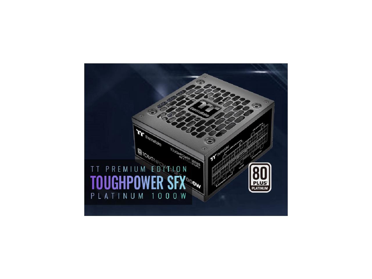 Thermaltake Toughpower SFX 1000W 80Plus Platinum ATX 3.1 600W 12V-2x6 ...