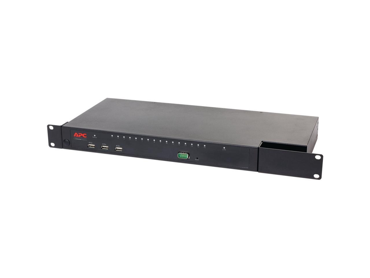 APC KVM 2G, Digital/IP, 1 Remote User, 1 Local User, 16 ports with ...