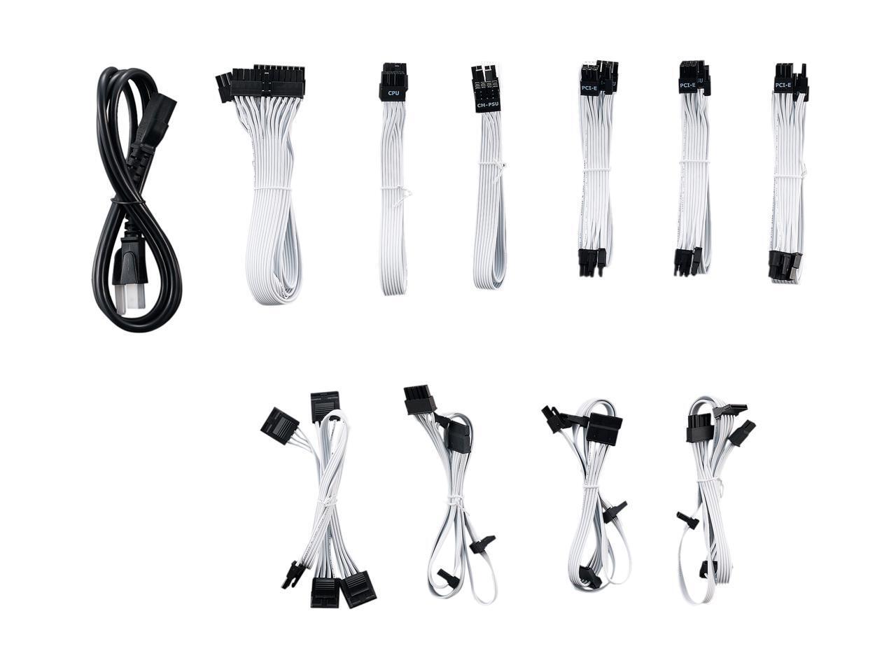 Cooler Master V850 Gold V2 White Edition Full Modular Power Supply 850W ...