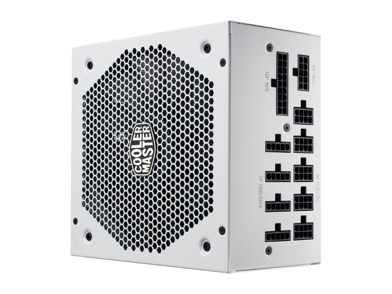 Cooler Master V850 Gold V2 White Edition Full Modular Power Supply 850W ...