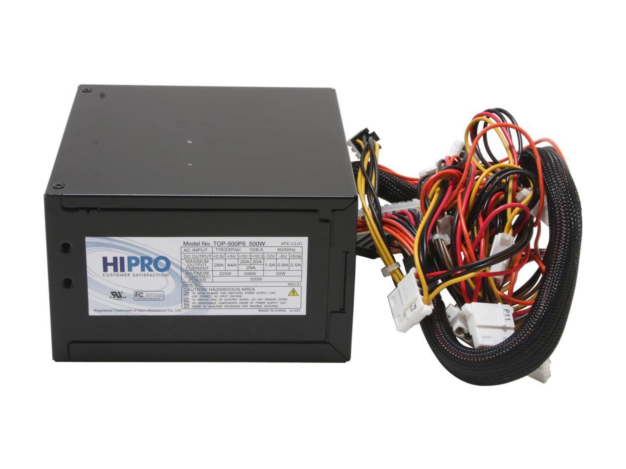 HIPRO TOP-500P5 500 W Power Supply - Newegg.com
