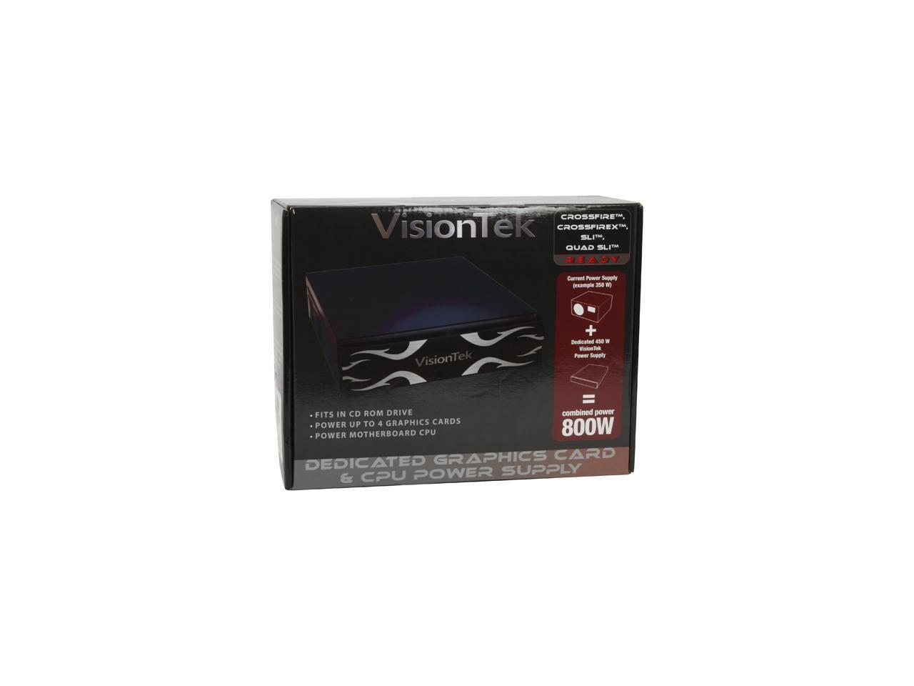 VisionTek Juice Box VT-450CD 450 W Dedicated Graphics & CPU Power ...