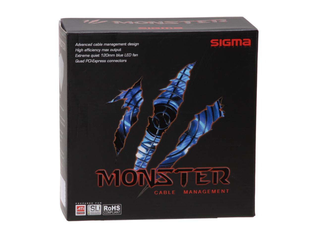SIGMA MONSTER SP750C 750W Continuous @ 40°C ATX12V 2.2V / EPS12V 2.91 ...