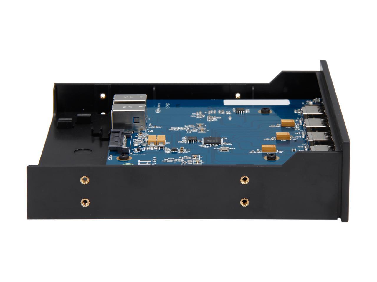 Atech Flash Technology PRO-77U Flash Reader USB 3.0 5.25" Hub & Card ...