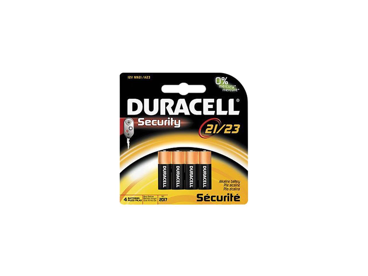 DURACELL CopperTop 12V 21 / 23 (8LR50 / A23 / MN21) Alkaline Battery, 4 ...
