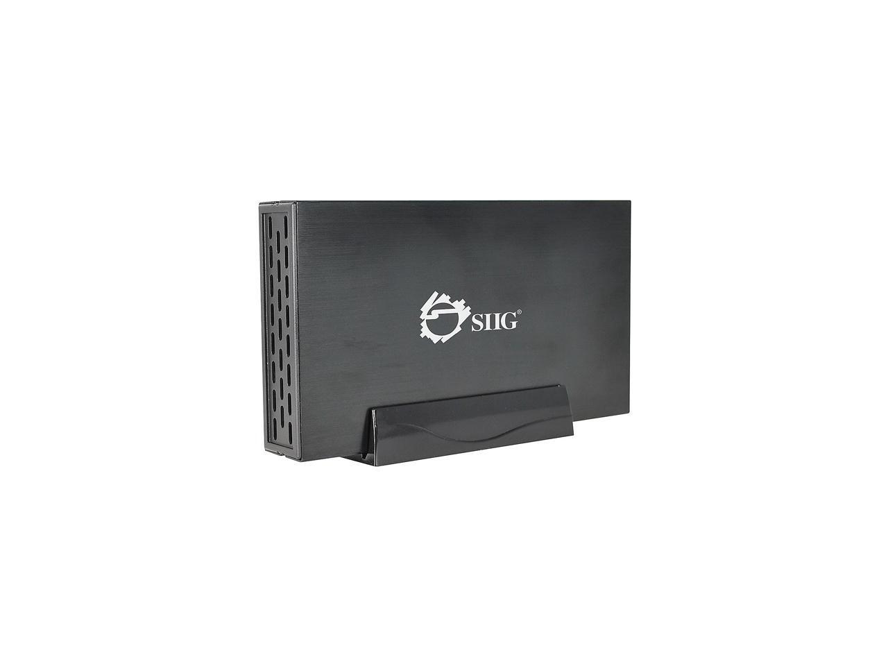 SIIG JU-SA0E12-S1 Black External Hard Disk Enclosure - Newegg.com